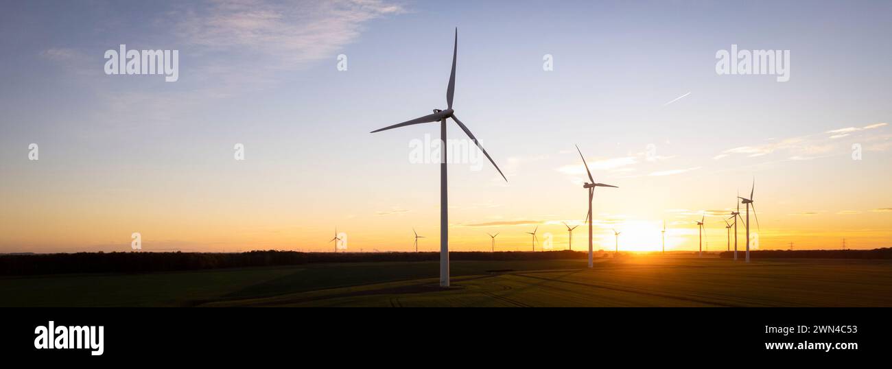 17/11/21 Tween Bridge wind farm, also known as Tween Bridge Moor ...