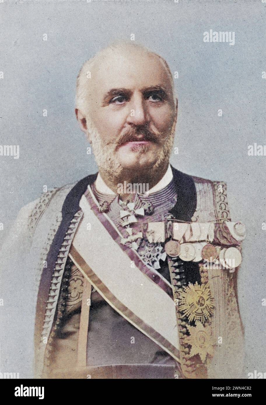 King Nicholas I of Montenegro 1841 to 1921 Nikola I Mirkov Petrovic ...