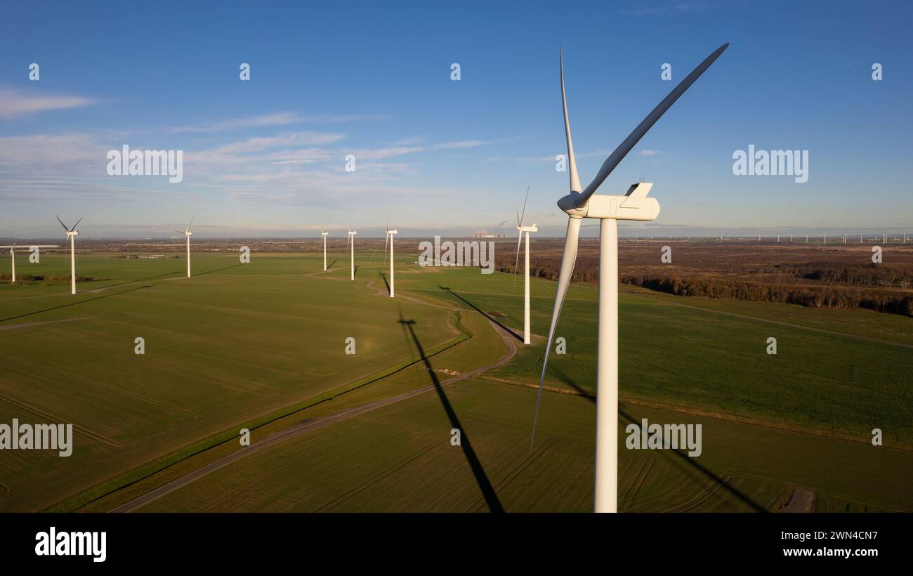 17/11/21 Tween Bridge wind farm, also known as Tween Bridge Moor ...