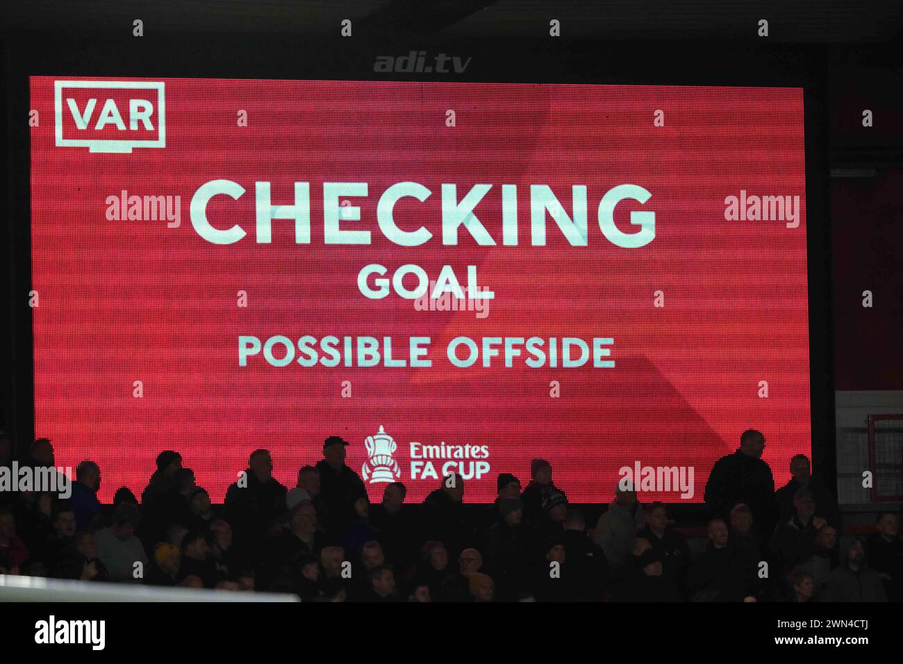 28th February 2024; The City Ground, Nottingham, England; FA Cup Fifth ...