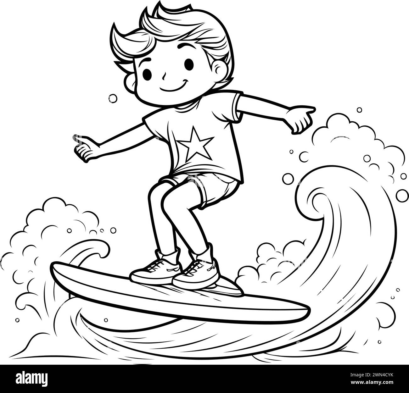 Children fun sea Black and White Stock Photos & Images - Alamy