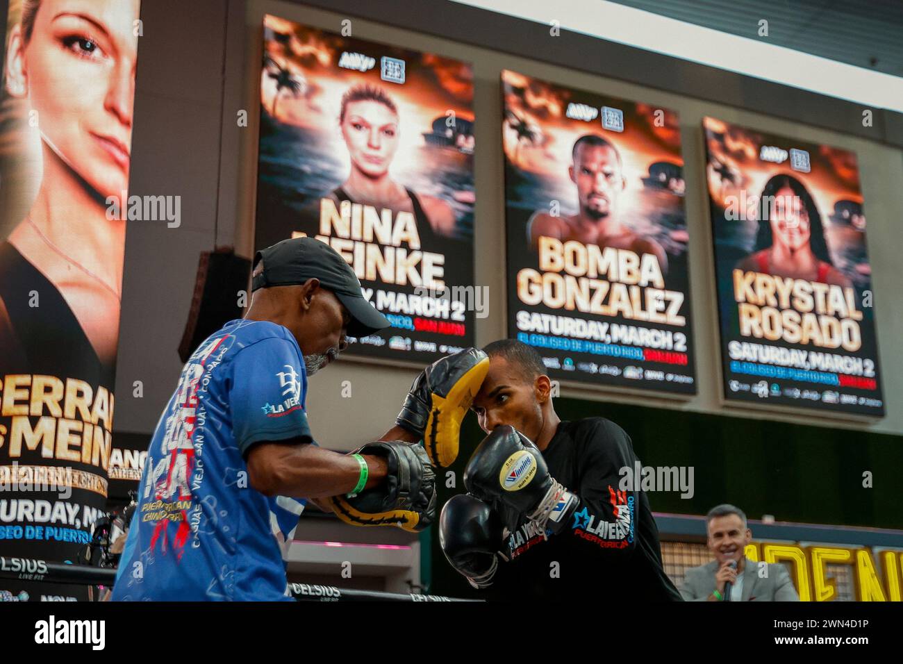 SAN JUAN, PUERTO RICO The minimum weight champion of the World Boxing ...