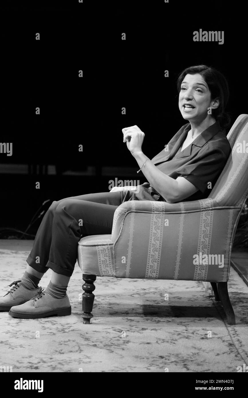 Actress Ana Mayo performs during the presentation of My grandmother is ...