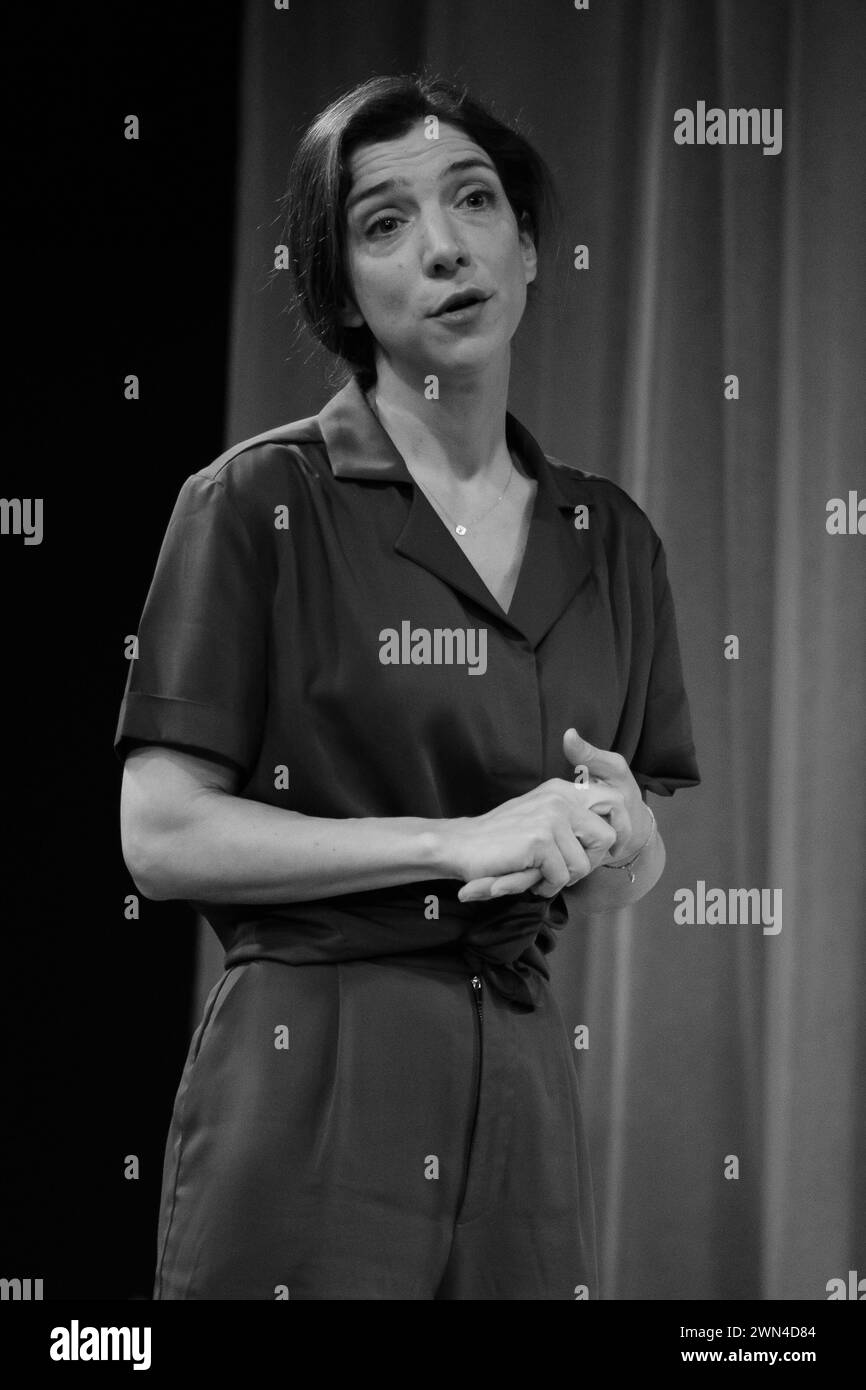 Actress Ana Mayo performs during the presentation of My grandmother is ...
