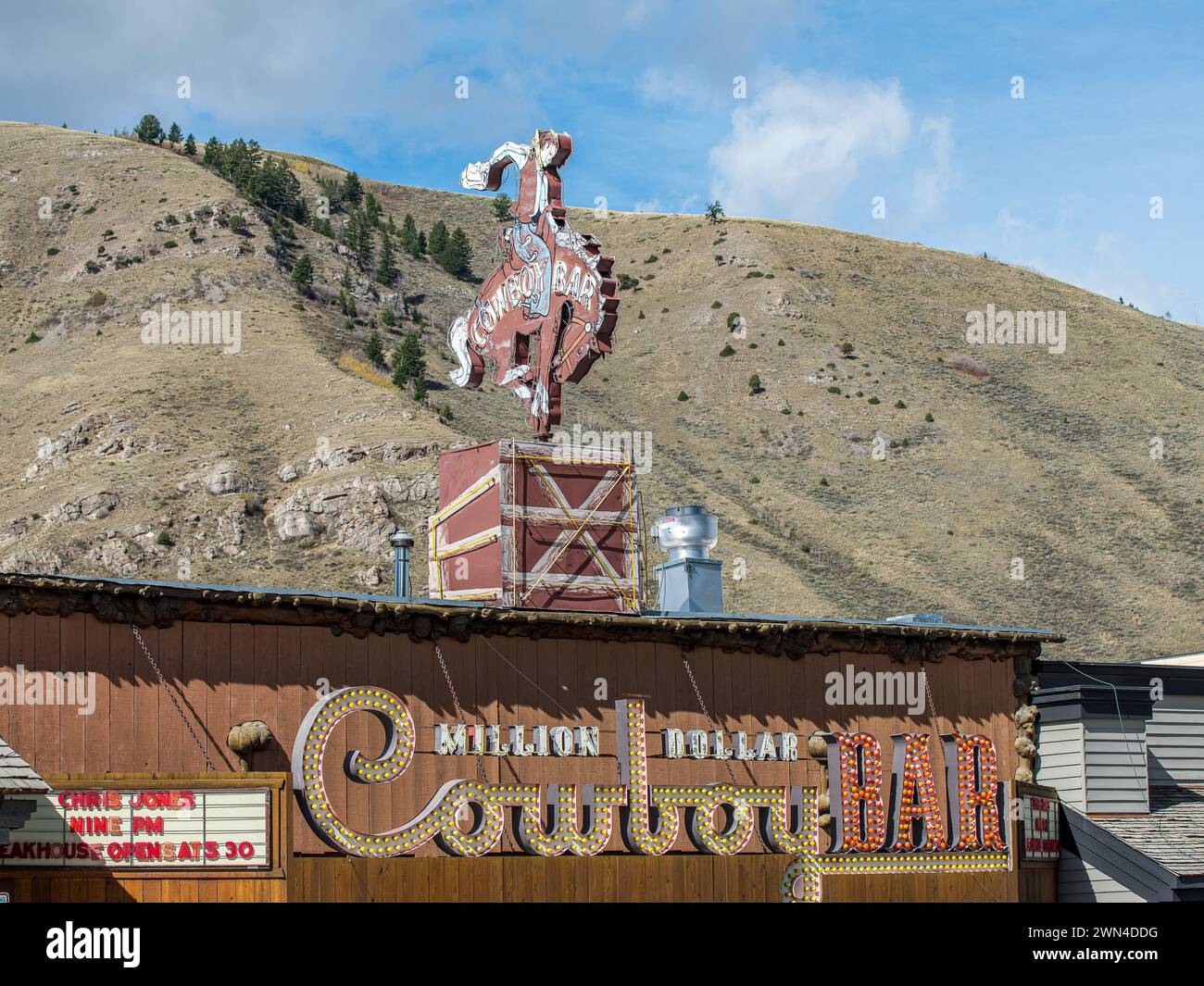 The legendary Million Dollar Cowboy Bar in Jackson, WY has featured in ...