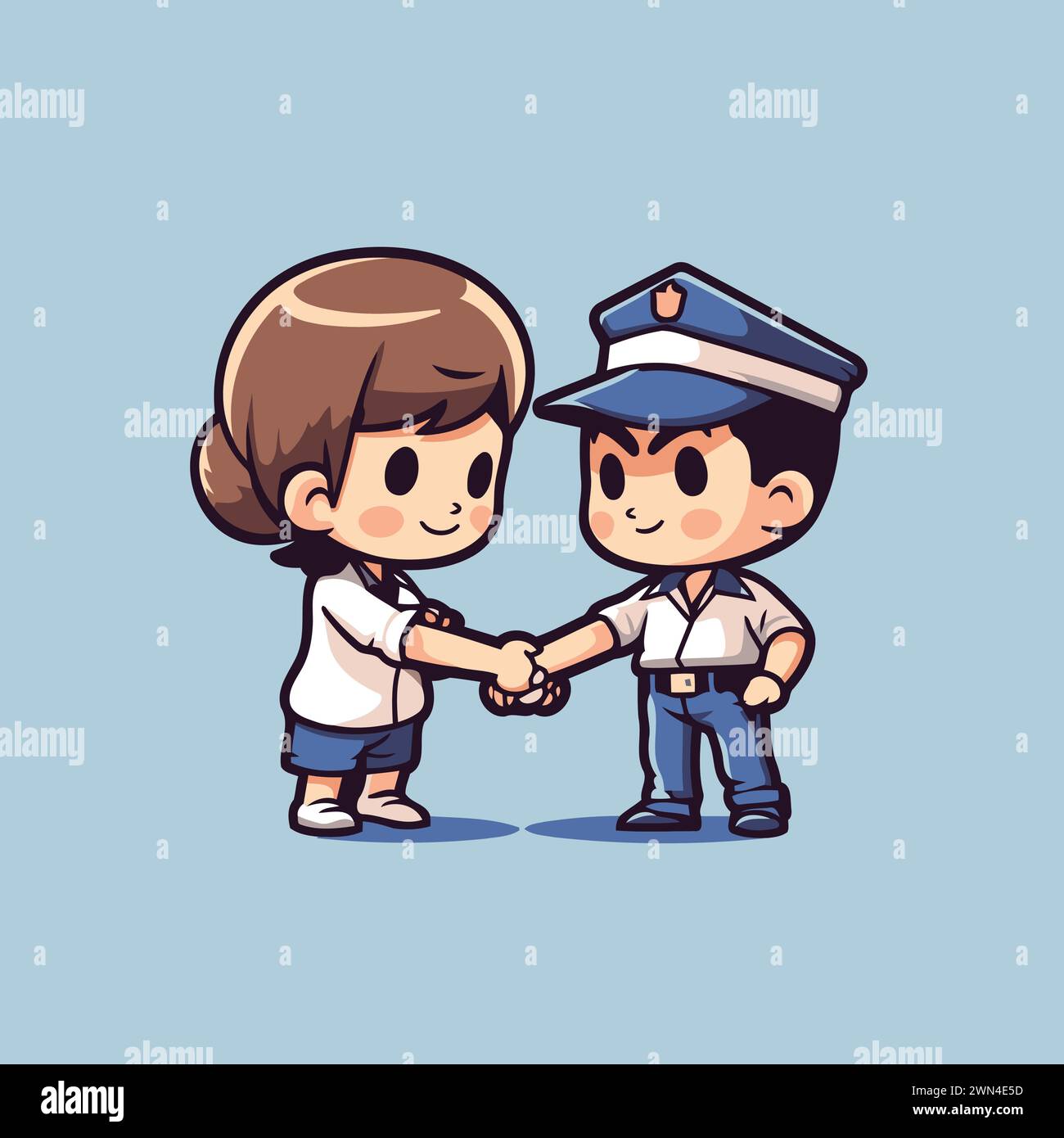 Girl to shake Stock Vector Images - Alamy