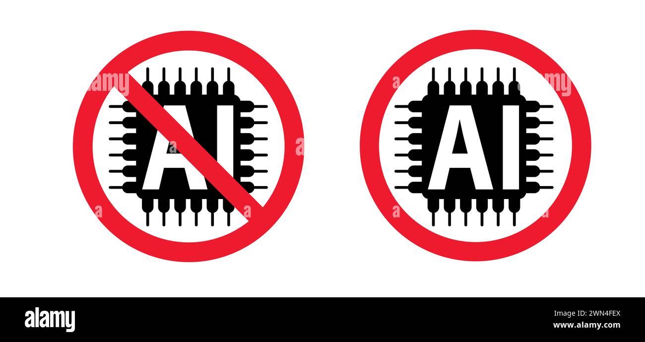 Stop, no AI text, image generator. Forbidden, artificial intelligence ...