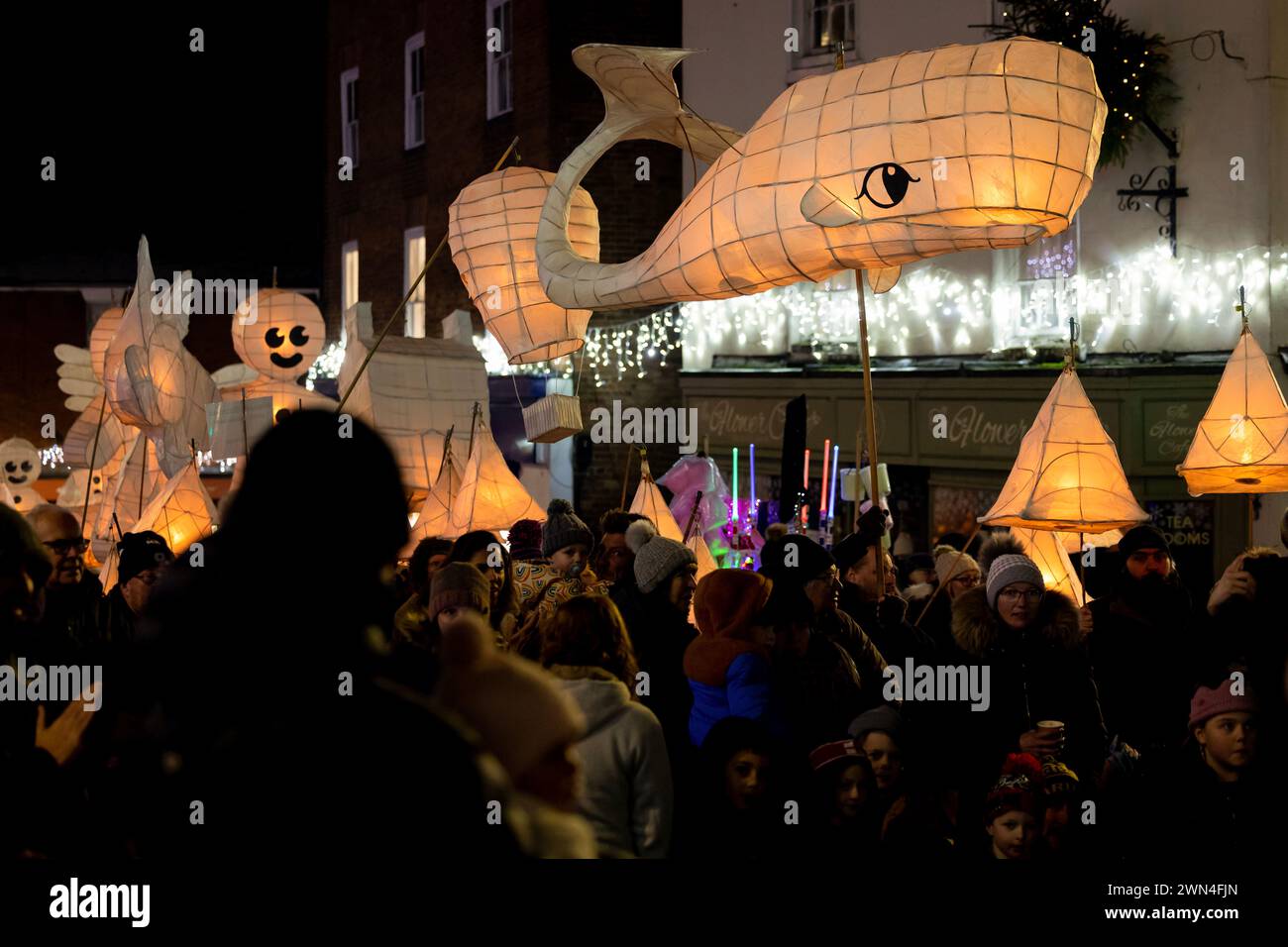 09/12/22 Illuminated drumming troupe ’Spark’ lead a procession of ...