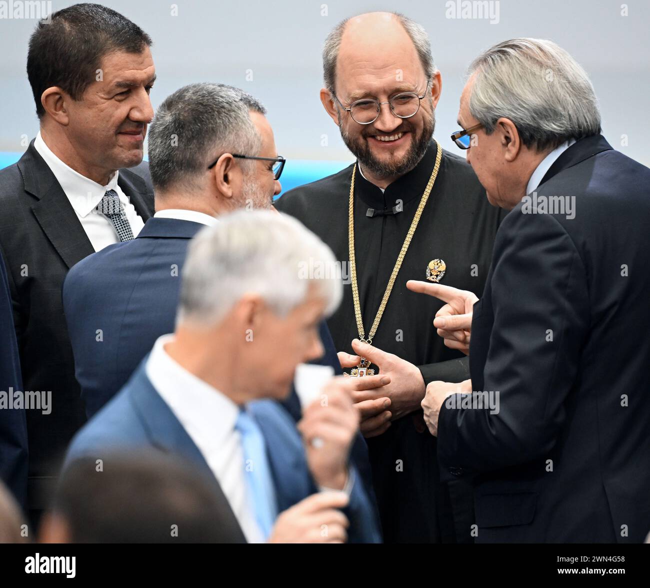 Moscow, Russia. 29th Feb, 2024. The ceremony of announcing the annual ...