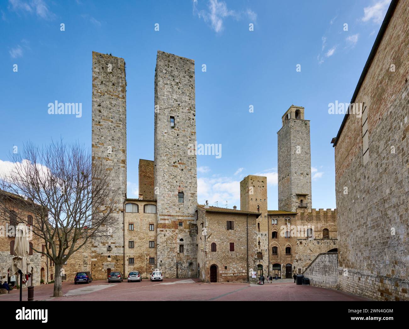 medieval town San Gimignano, Tuscany, Italy Stock Photo - Alamy