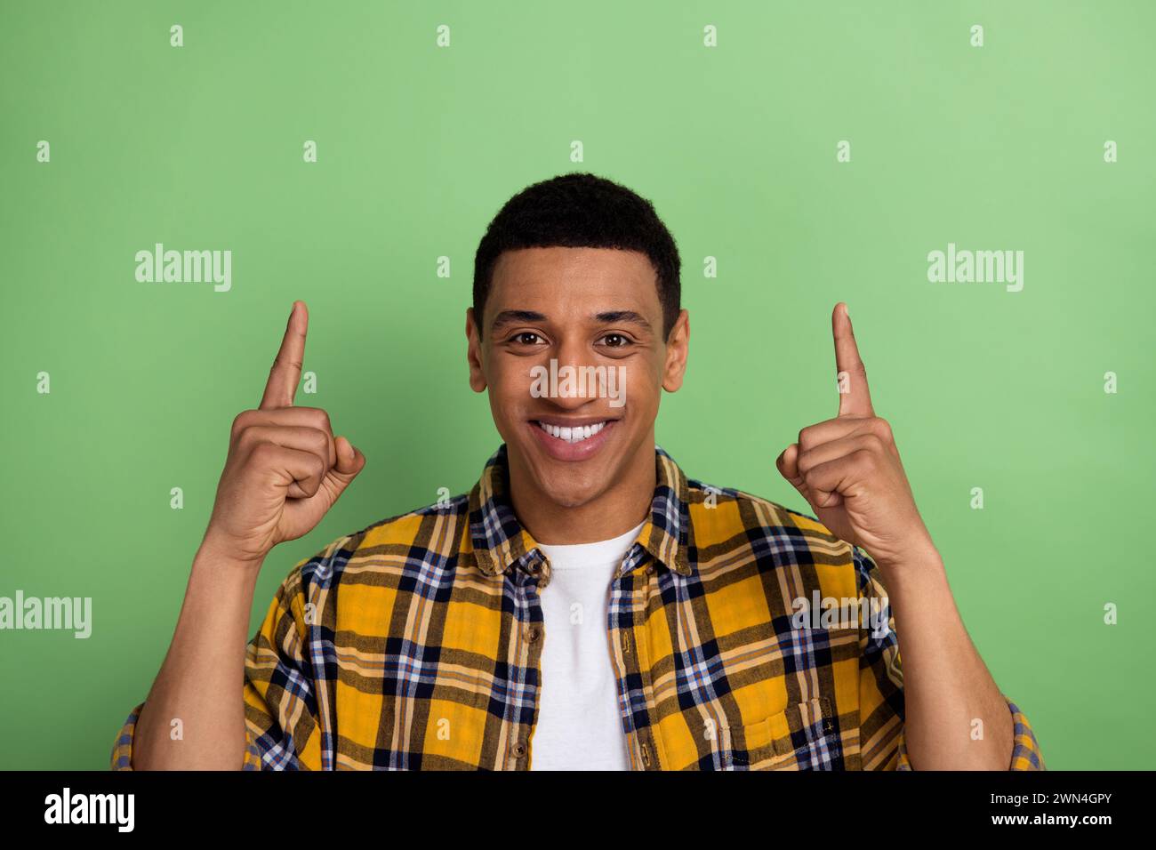 Photo of young guy presentation his new project in university ...