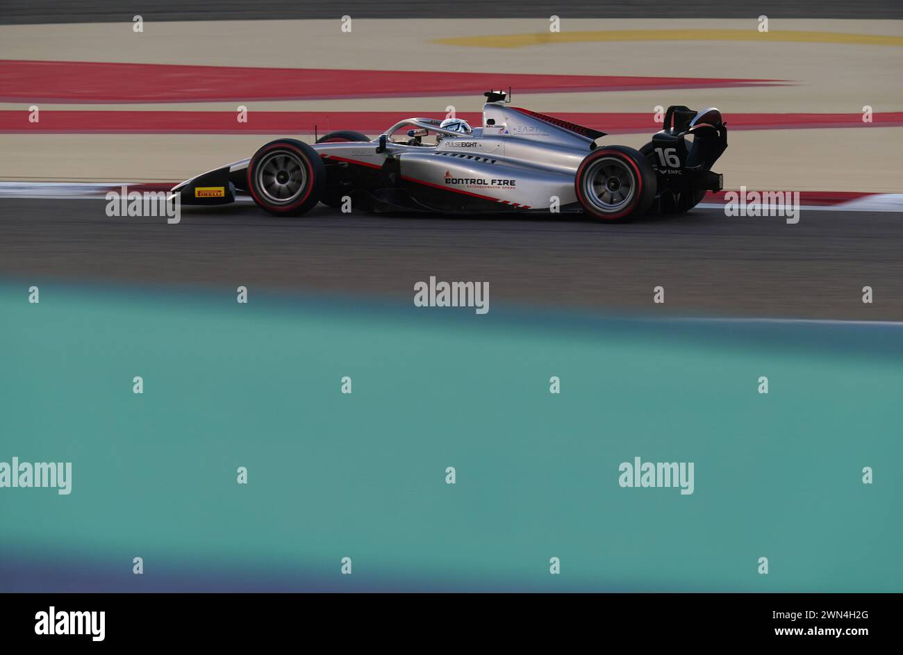 Hitech Pulse-Eight's Amaury Cordeel during Formula 2 Qualifying at the ...