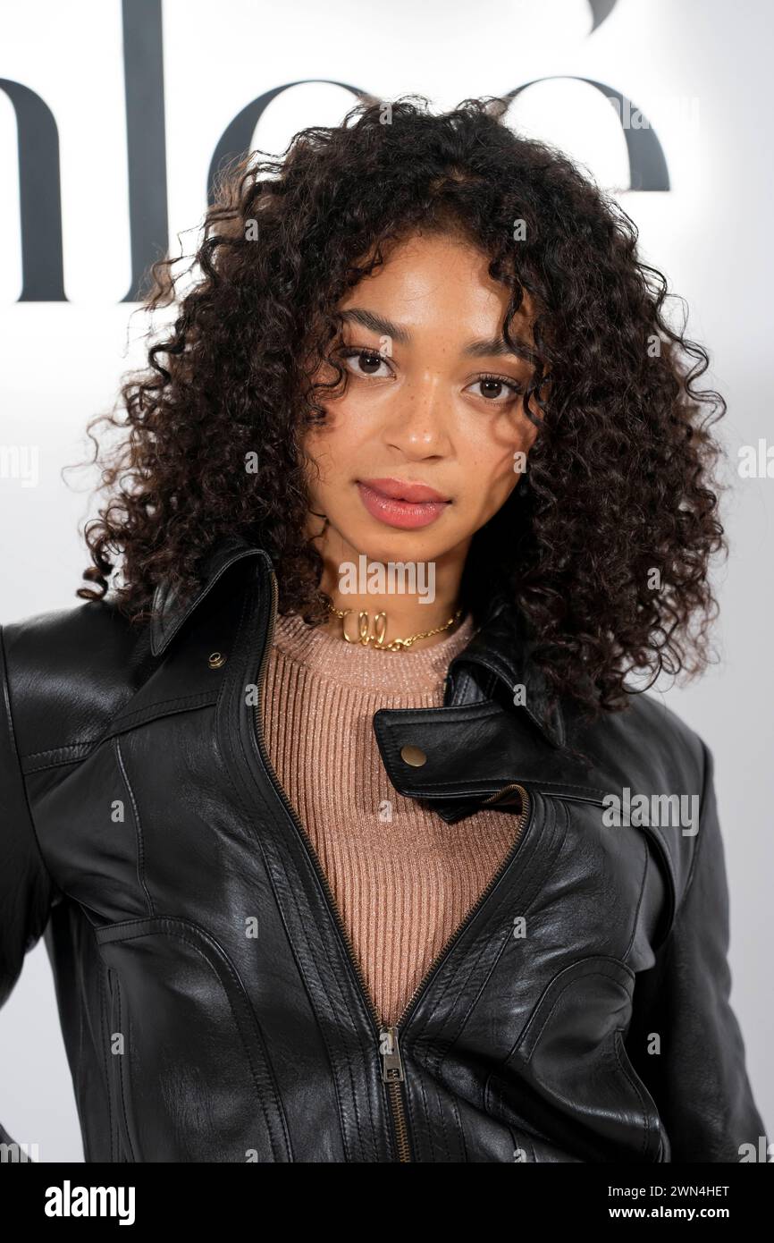 Manon Bresch attends the Chloe Fall/Winter 2024-2025 ready-to-wear ...