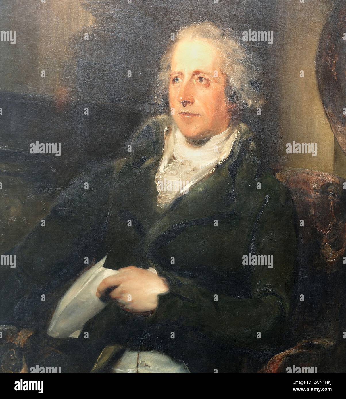 Portrait painting of William Eden, 1762, in the dining room at Christ ...