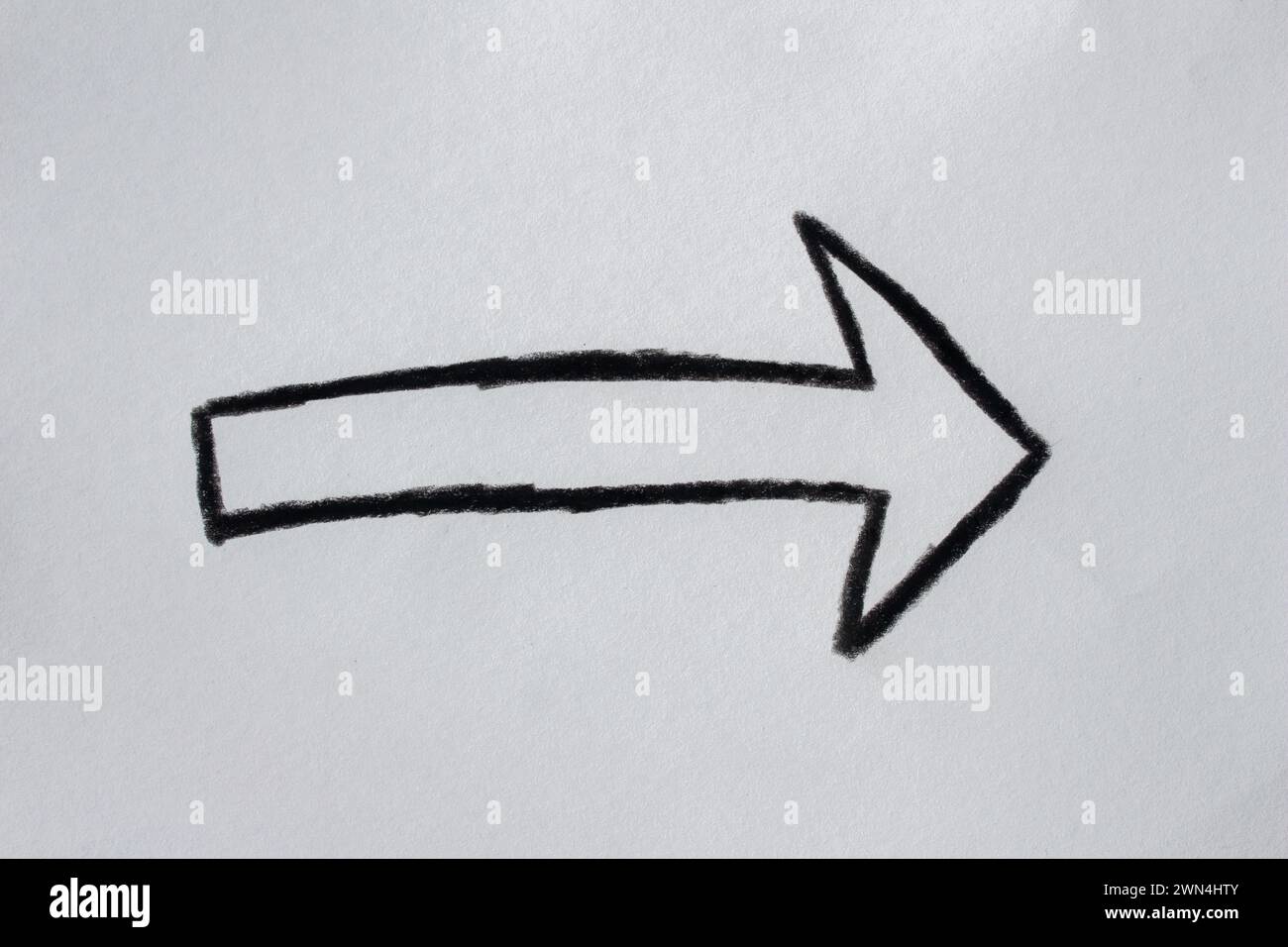 Arrow texture paper isolated hi-res stock photography and images - Alamy