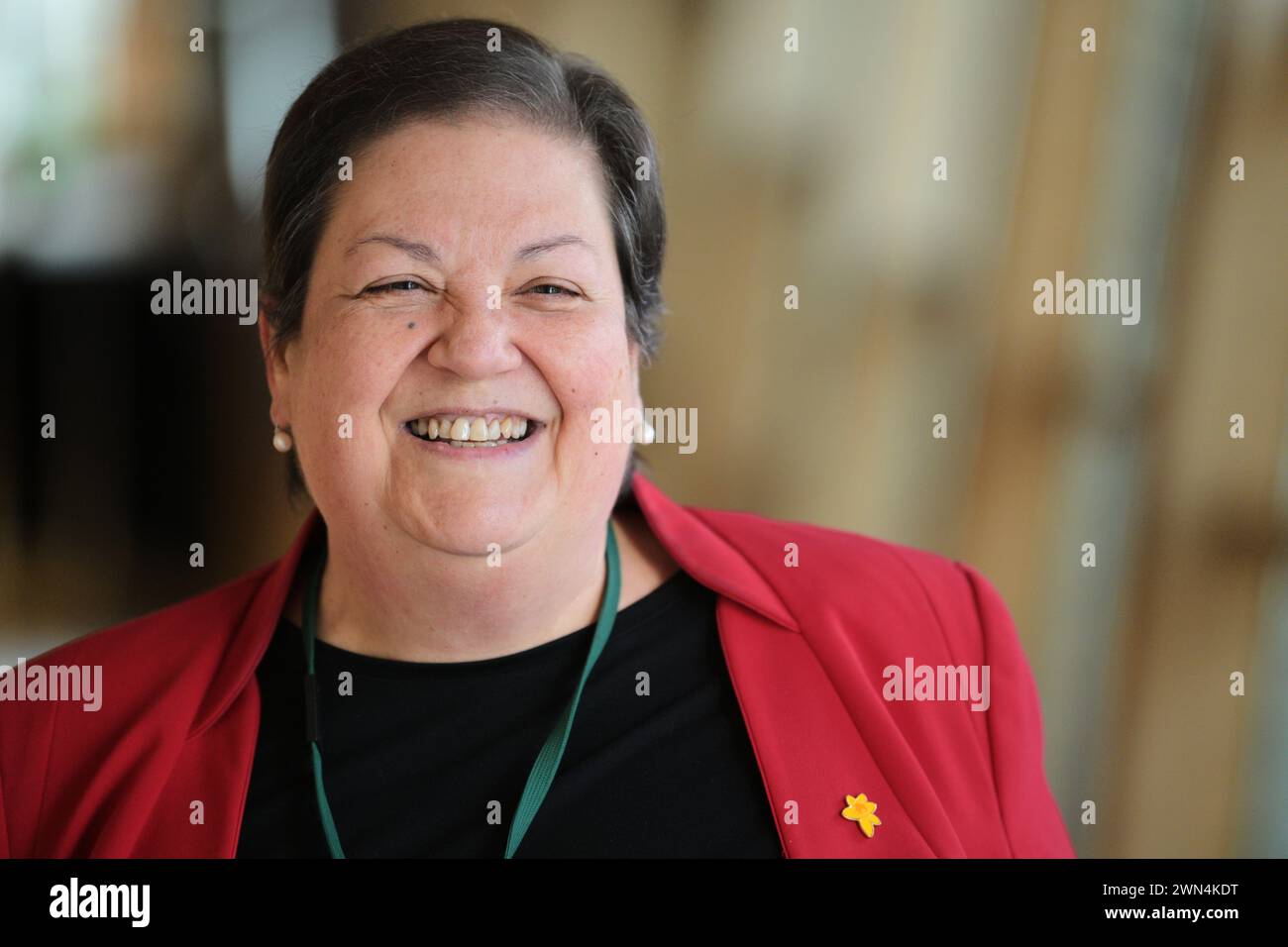 Edinburgh Scotland, UK 29 February 2024 Jackie Baillie MSP at the ...