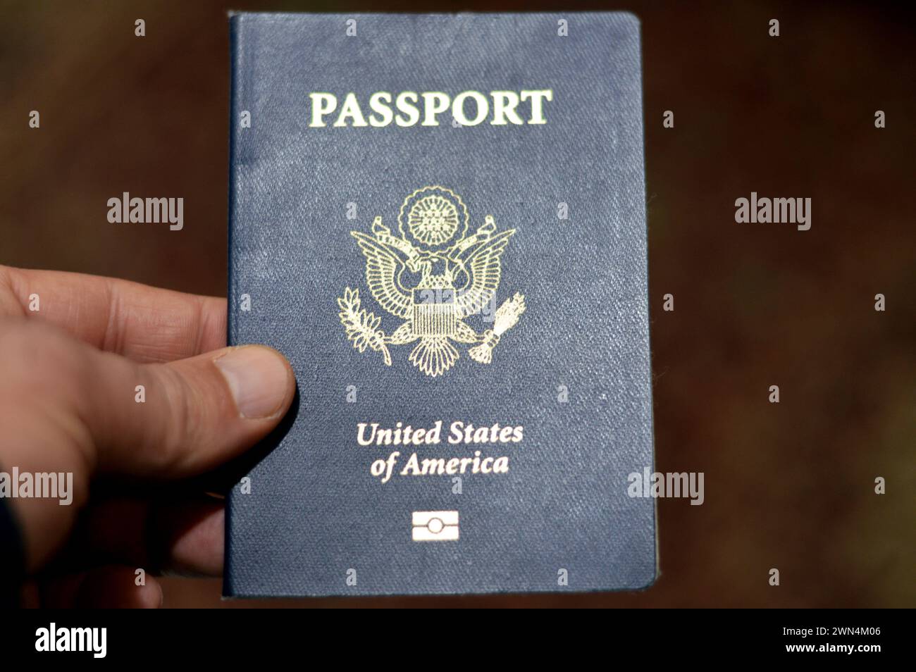 The United States of American passport, passports are issued to the ...