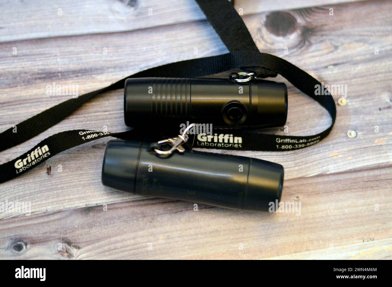 Giza, Egypt, February 26 2024: Griffin laboratory TruTone electrolarynx ...