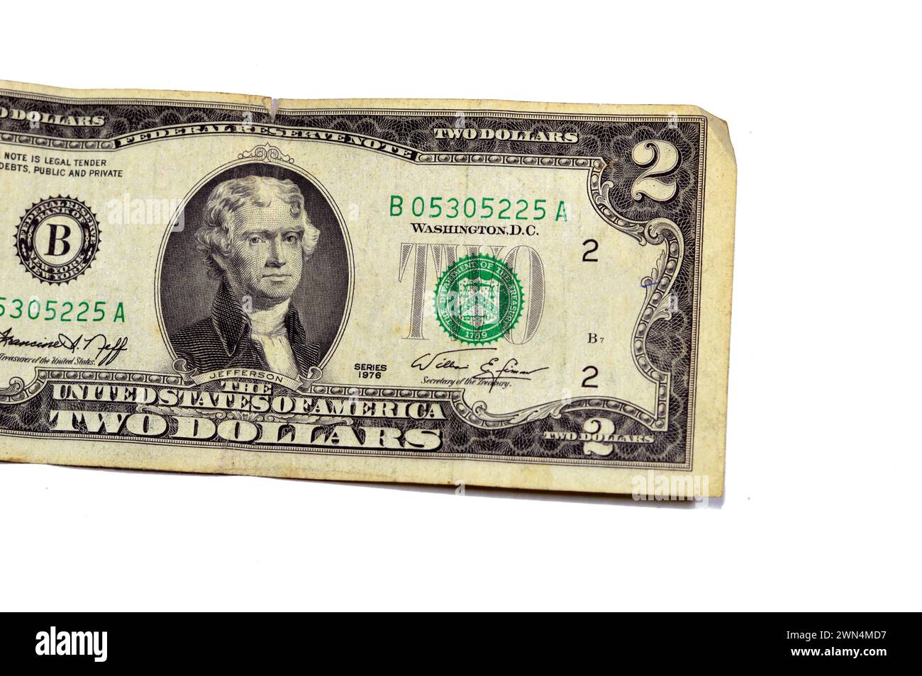 2 Dollar Bill President