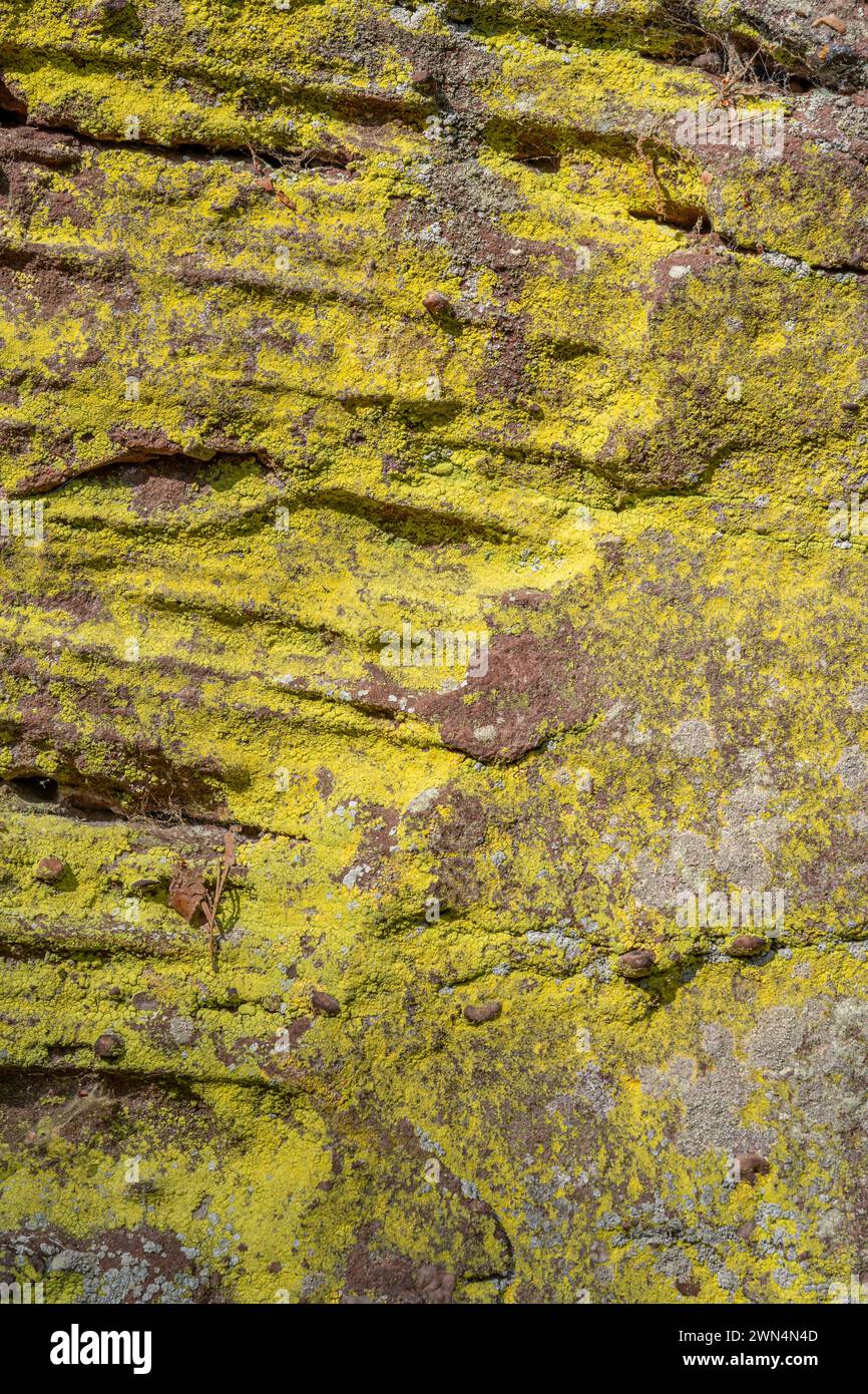 Path of the Gauls. View detail of rocks Stock Photo - Alamy