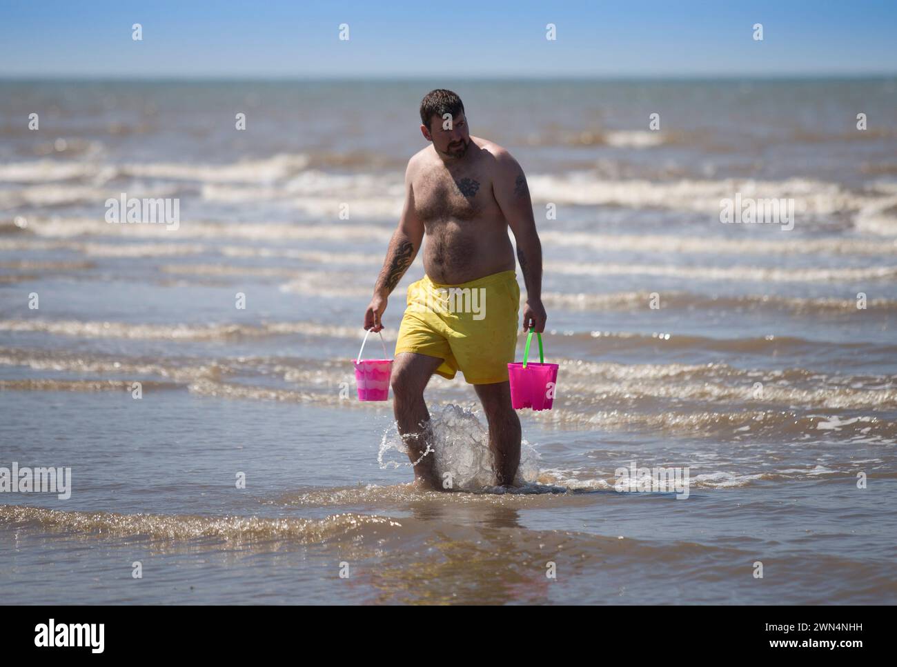 Two buckets hi-res stock photography and images - Alamy