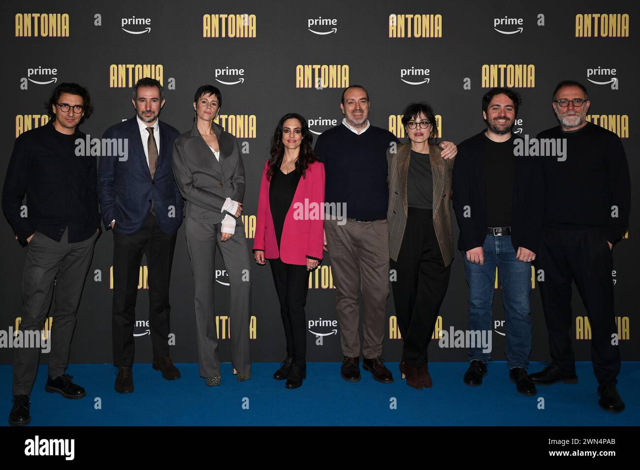The cast is posing during the photocall of the movie ''ANTONIA'' at ...