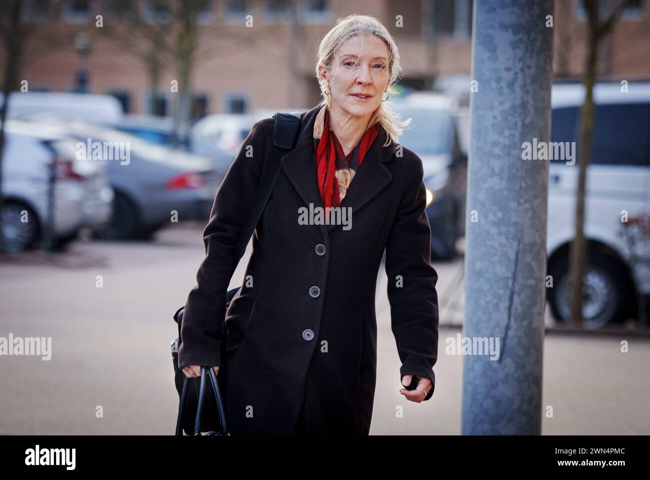 Prosecutor Marie Thullin arrives at the court hearing, where Anthony ...