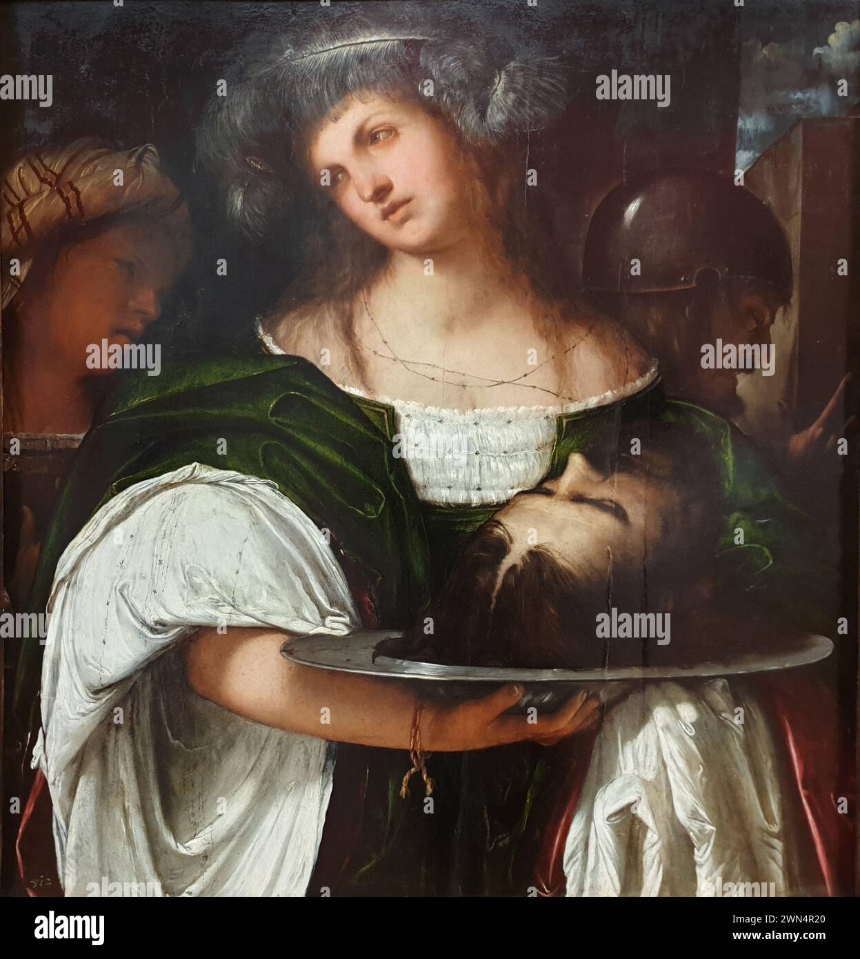 Girolamo Romanino (c.1484-c.1566) - Salome with the Head of John the Baptist Stock Photo - Alamy