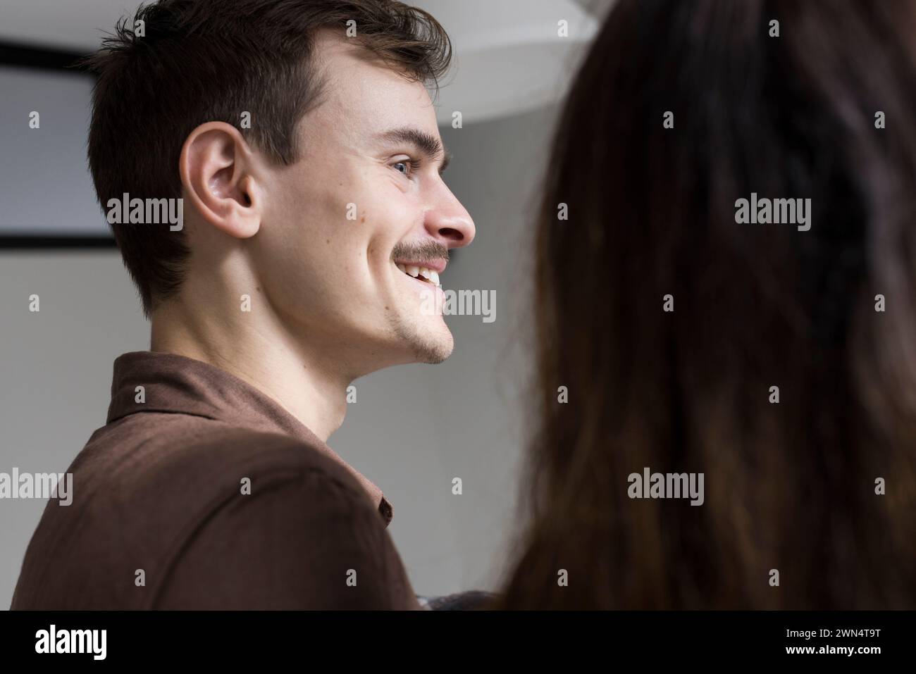 Women with mustache hi-res stock photography and images - Alamy