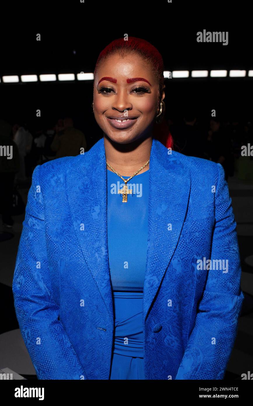 Tierra Whack attends the Off-White Fall/Winter 2024-2025 ready-to-wear ...