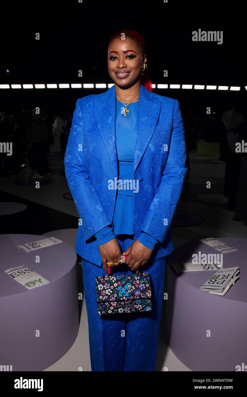 Tierra Whack attends the Off-White Fall/Winter 2024-2025 ready-to-wear ...