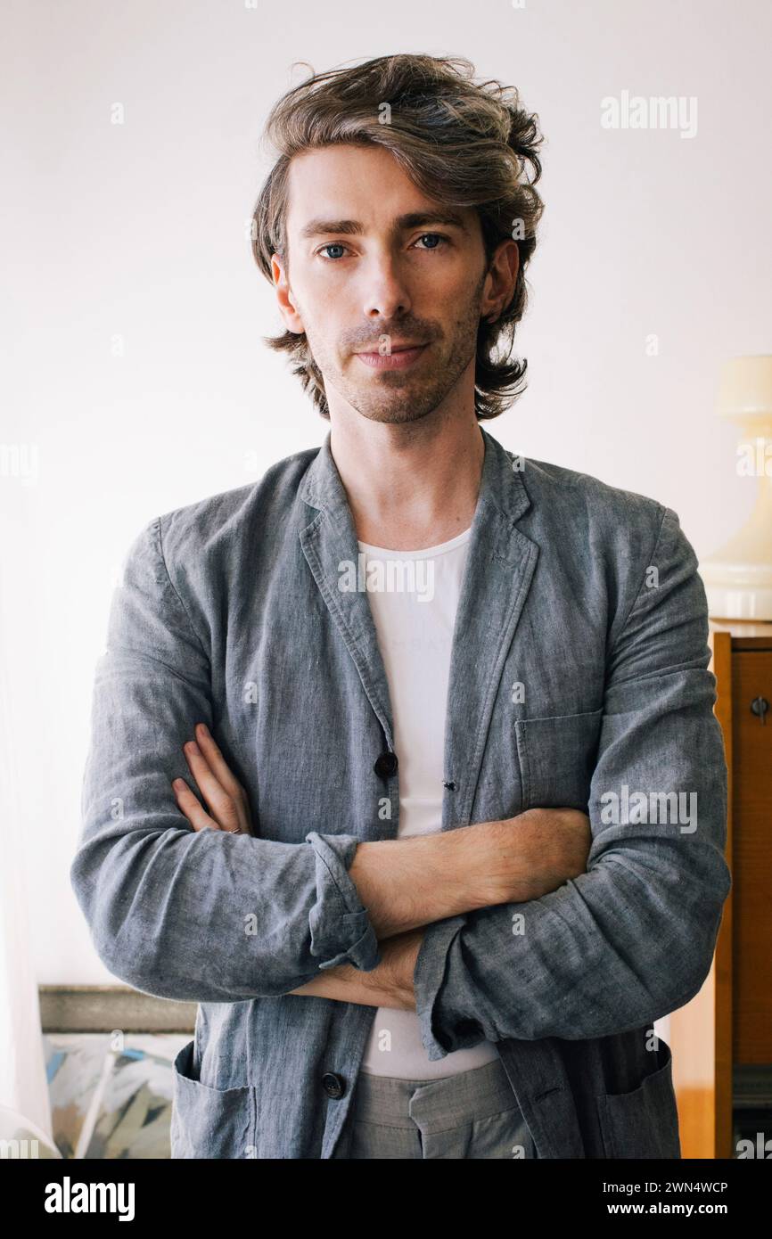 Serious adult male architect hi-res stock photography and images - Alamy