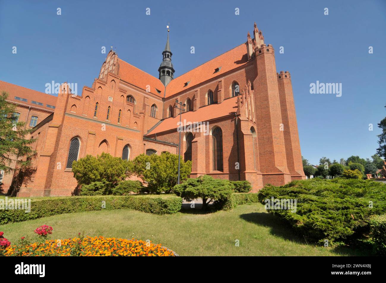 The Cathedral Basilica of the Assumption in Pelplin, Poland Stock Photo ...