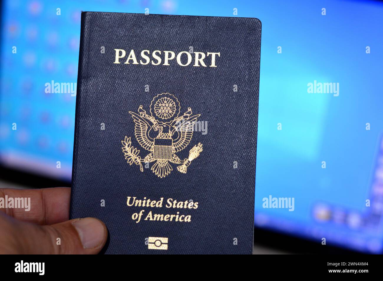 The United States of American passport, passports are issued to the ...