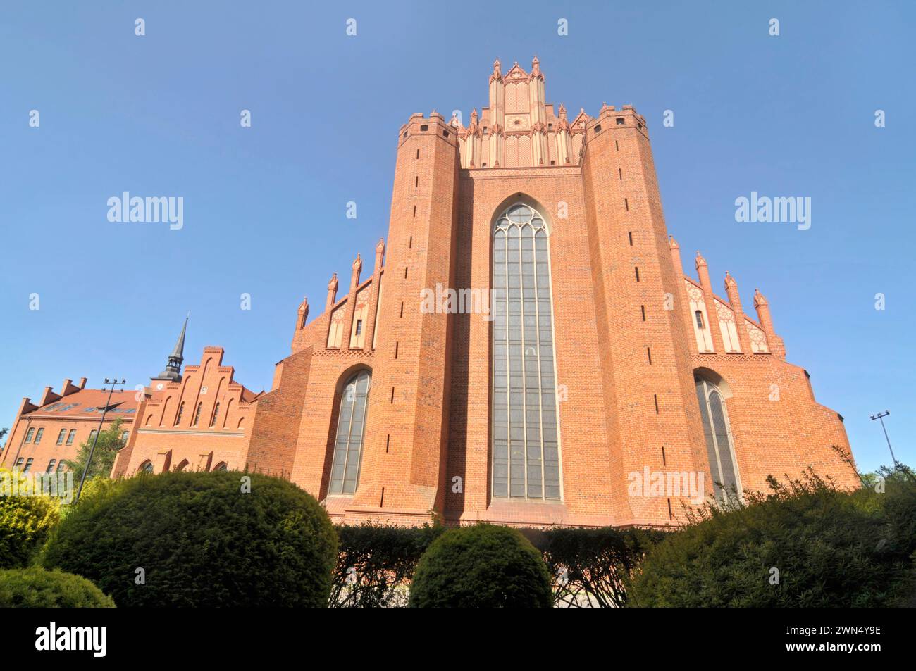 The Cathedral Basilica of the Assumption in Pelplin, Poland Stock Photo ...