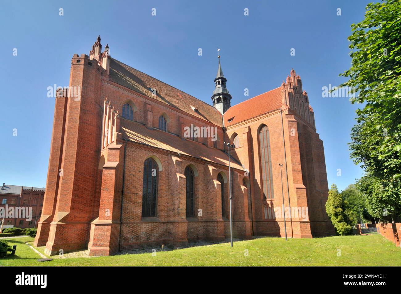 The Cathedral Basilica of the Assumption in Pelplin, Poland Stock Photo ...