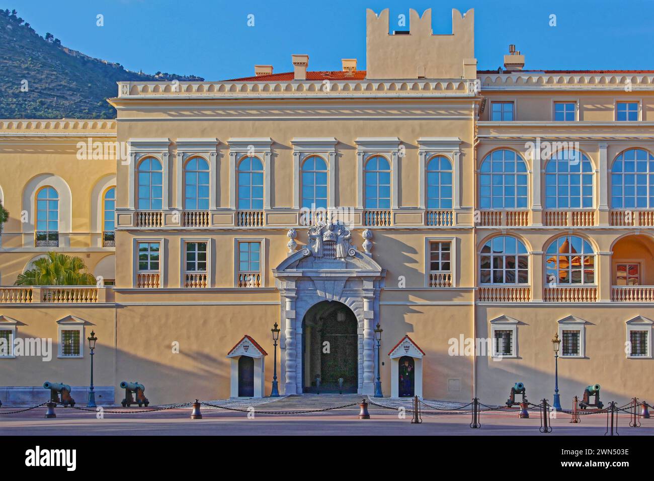 Monte Carlo, Monaco - January 18, 2012: Cultural Landmark Palace ...