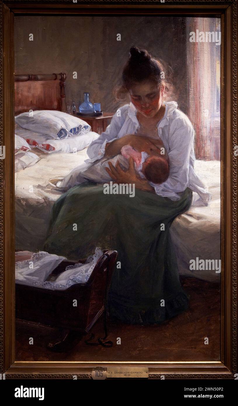 Mother, 1893, Elin Danielson-Gambogi (1861-1919 Stock Photo - Alamy