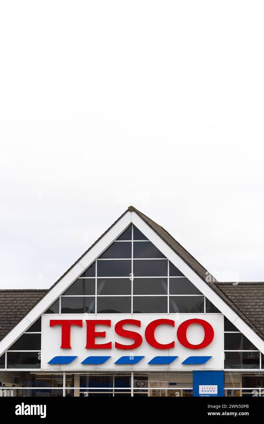 11/01/2024 Tesco store in Uttoxeter, Staffordshire today. Tesco has ...