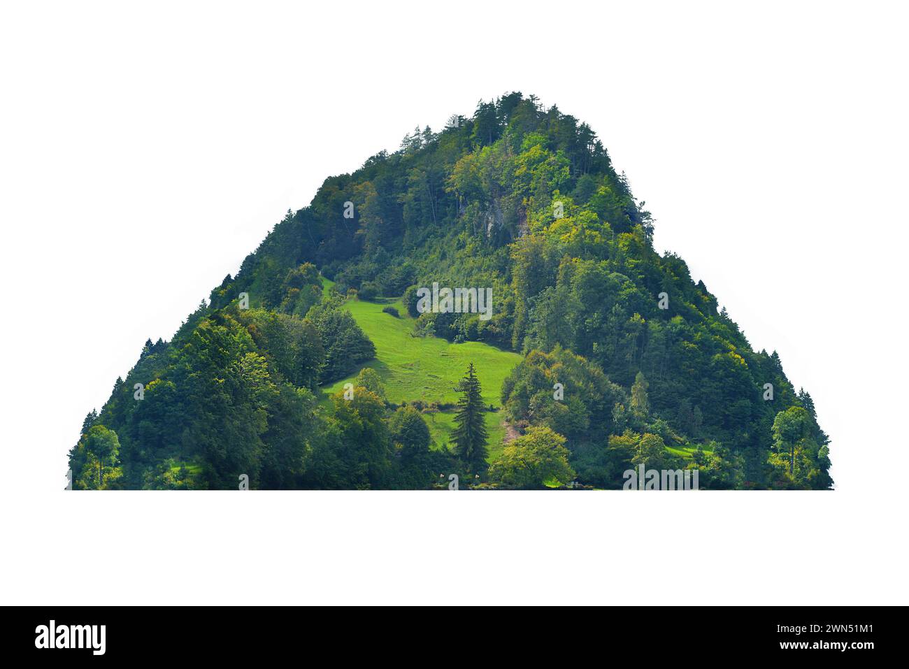 mountain isolated on white background Stock Photo - Alamy