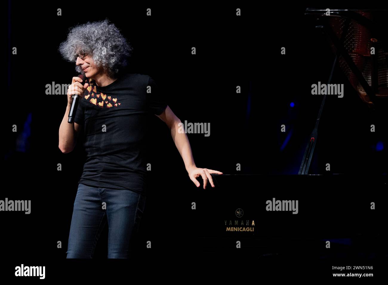 Italy 27 February 2024 Giovanni Allevi - piano solo tour 2024 - live at ...