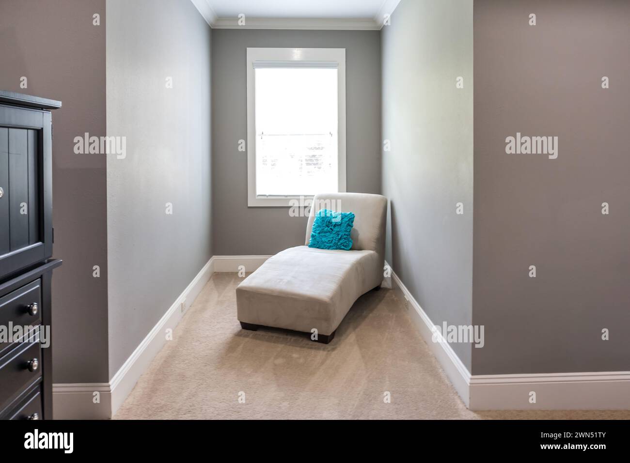 A dormer window inset perfect for a sitting area to read books or nap ...