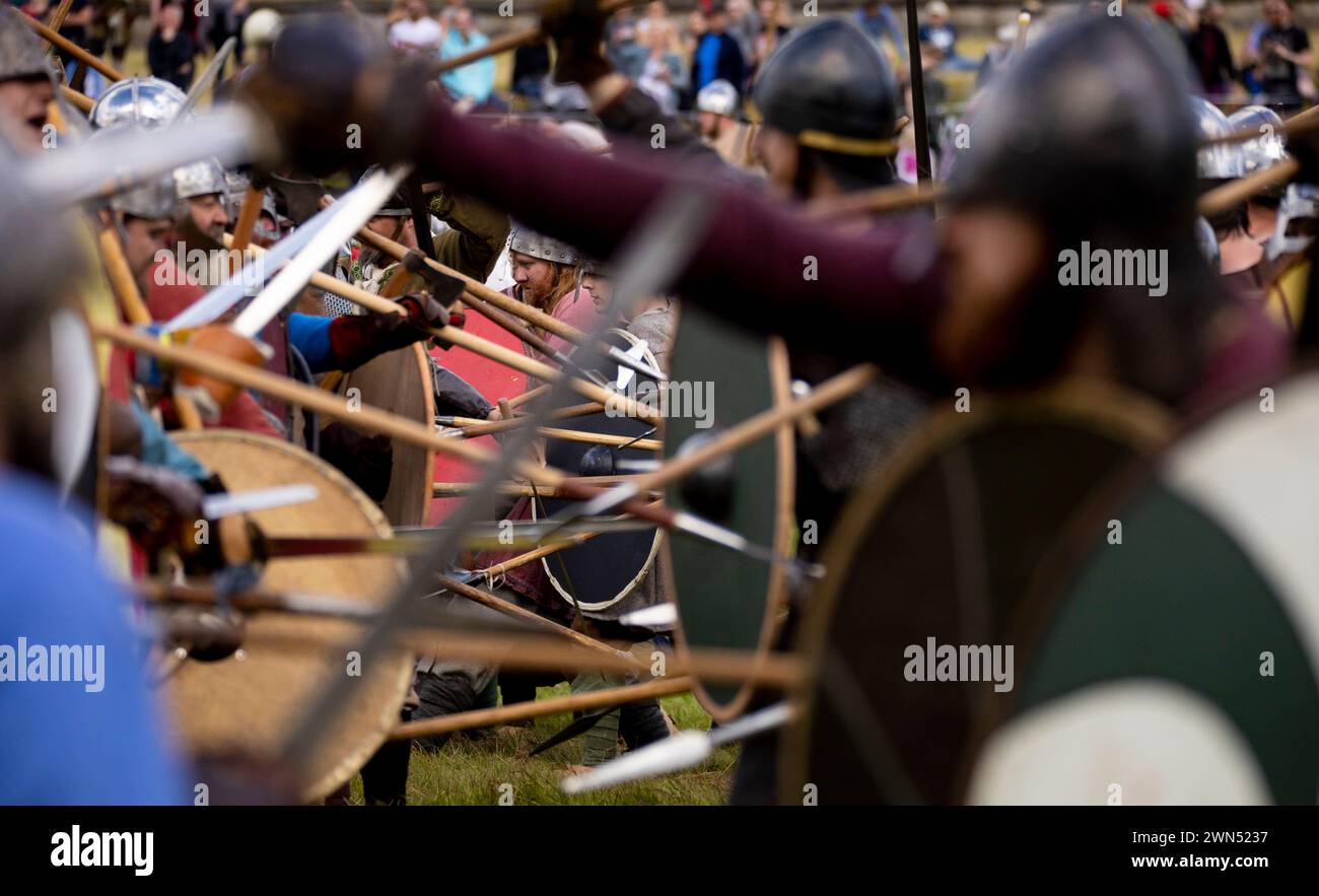 26/06/22 Hundreds of invading ‘Vikings’ and warriors from the ‘Anglo ...