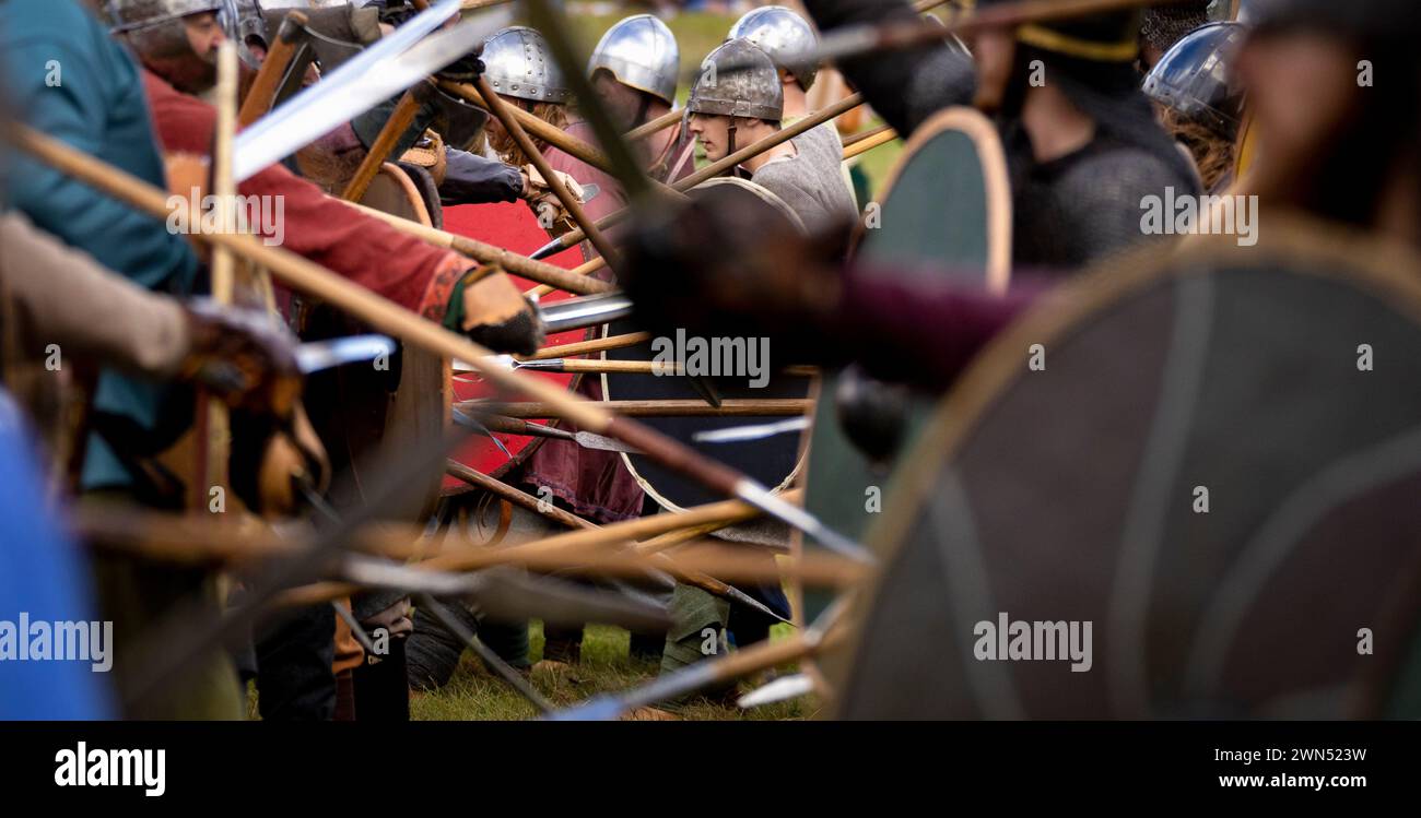 26/06/22 Hundreds of invading ‘Vikings’ and warriors from the ‘Anglo ...