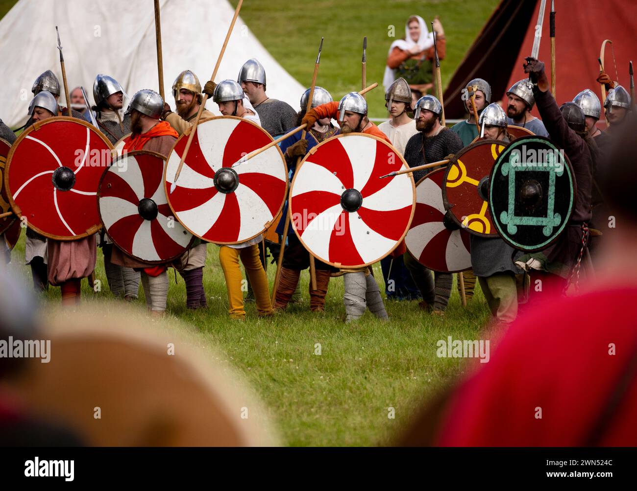 26/06/22 Hundreds of invading ‘Vikings’ and warriors from the ‘Anglo ...