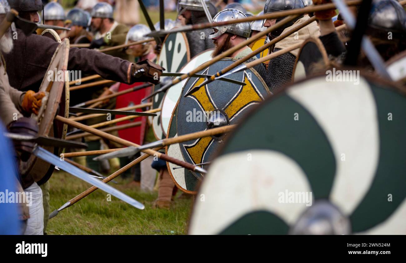26/06/22 Hundreds of invading ‘Vikings’ and warriors from the ‘Anglo ...