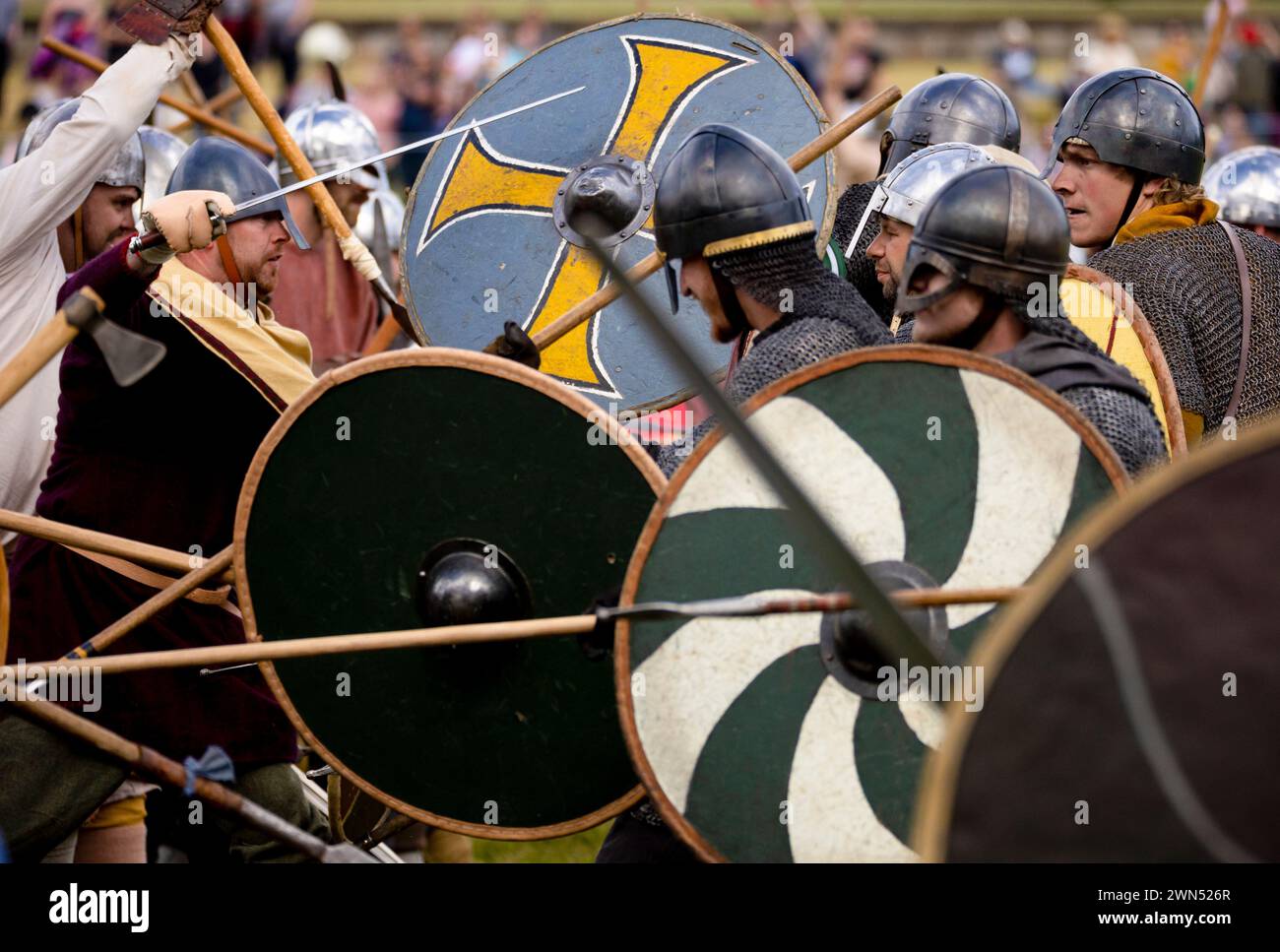 26/06/22 Hundreds of invading ‘Vikings’ and warriors from the ‘Anglo ...