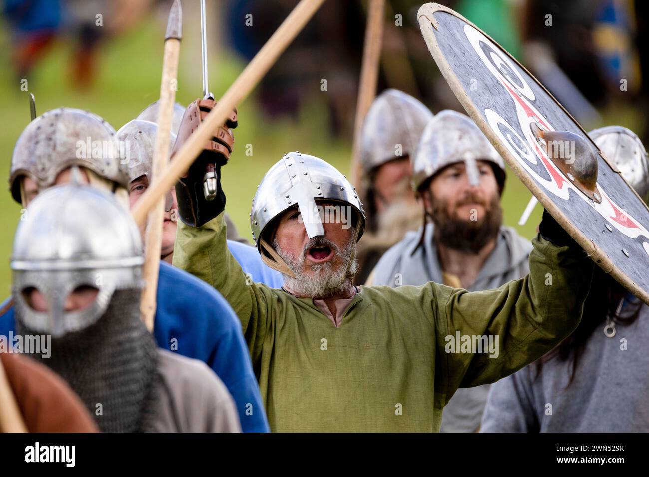 26/06/22 Hundreds of invading ‘Vikings’ and warriors from the ‘Anglo ...