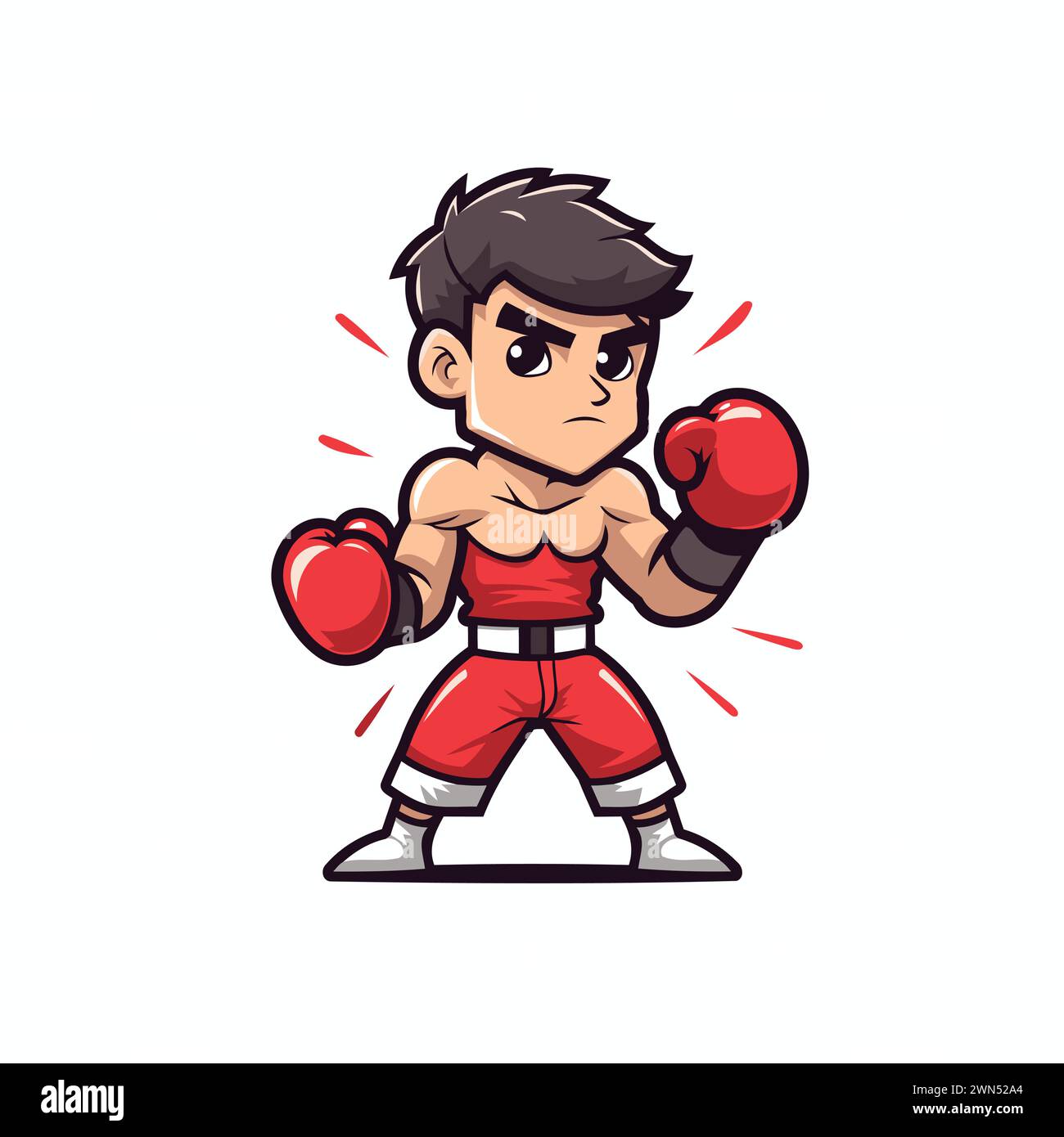 Cartoon boxer hi-res stock photography and images - Alamy