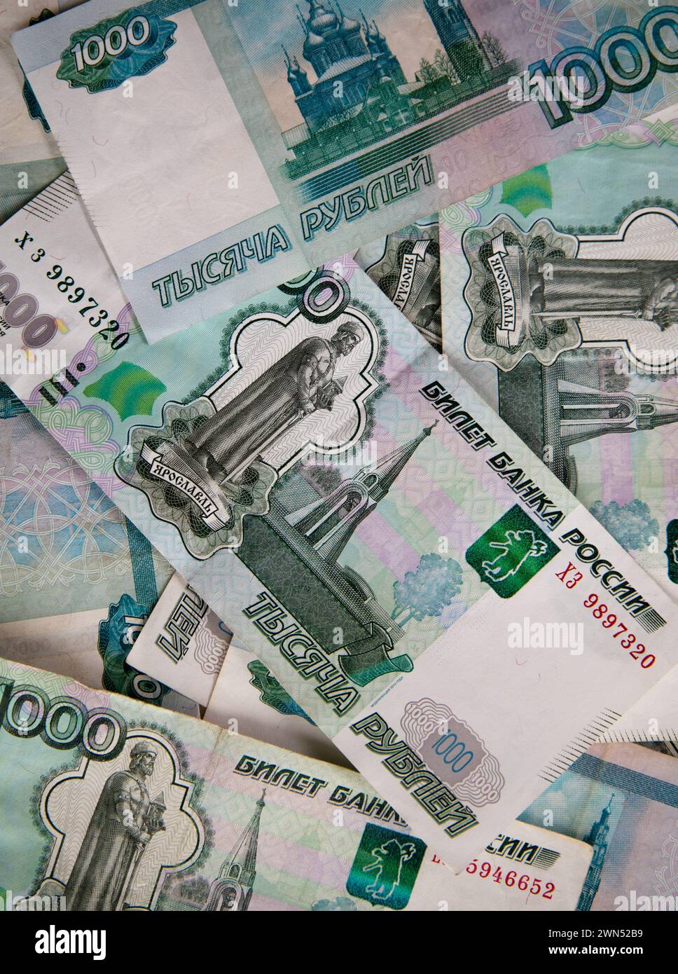 Russisk money. Close-up of Russian rubles. Finance concept. Money ...
